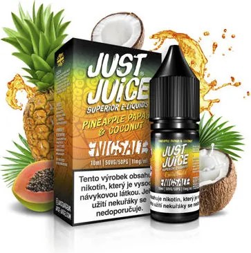 Just Juice Salt Ananas, papája & kokos 10ml (11mg)