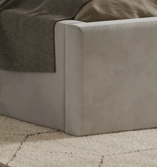Postel WASTO 140x200 zelená s úložným prostorem