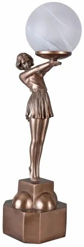 GLOBES OF METROPOLIS FEMALE LAMP