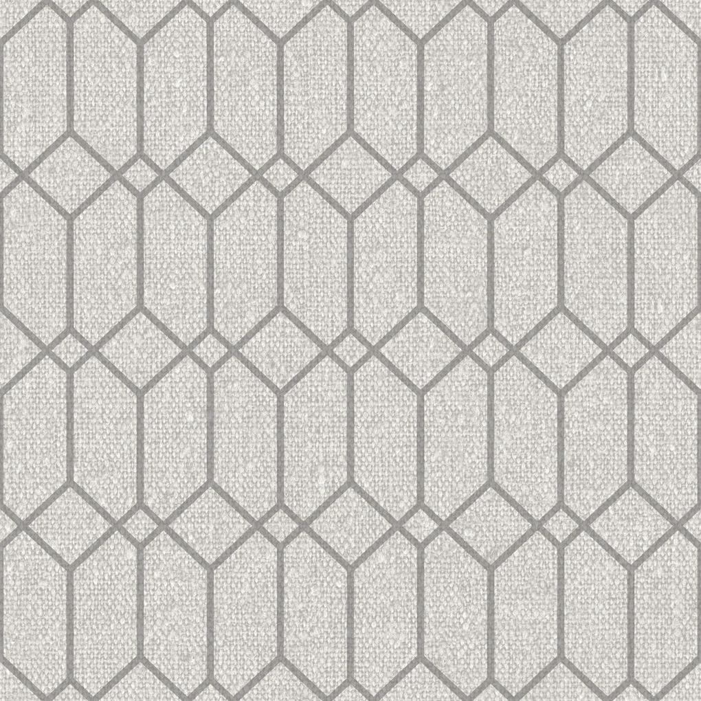 Šedá geometrická vliesová tapeta na zeď, 21122, Cvlto, Cristiana Masi by Parato