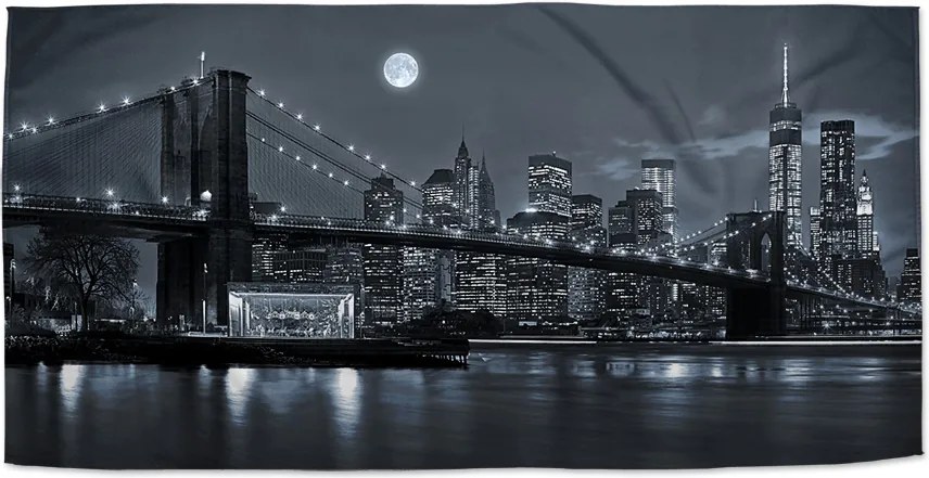 Ručník - Noční New York 2 50x100 cm