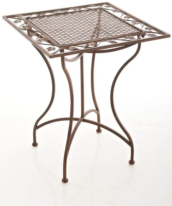 Kovový stůl GS19599 - Hnědá antik