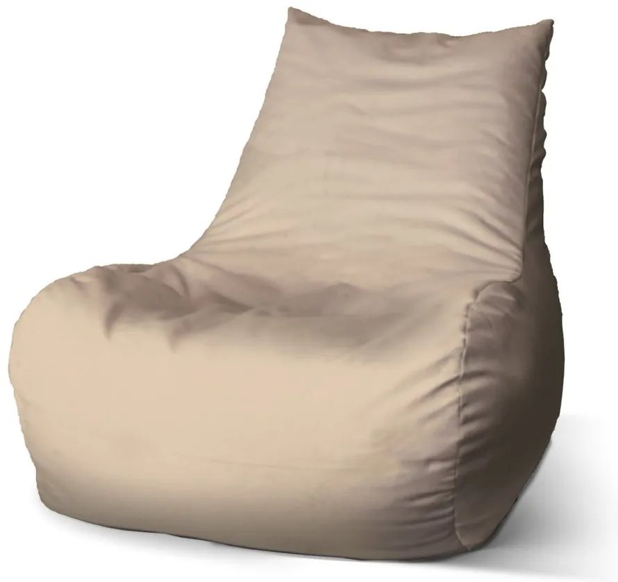 Sedací vak Bean světle béžová, béžová