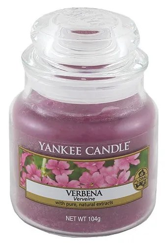 Vonná svíčka Yankee Candle Verbena, doba hoření 25 - 40 hodin