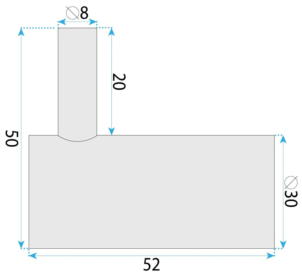 Koupelnový věšák REA PRISM 9706 kartáčovaná měď