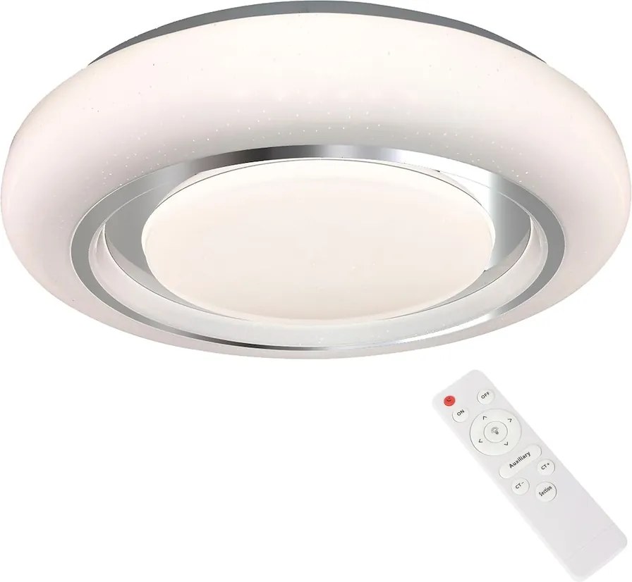 Stropní LED svítidlo Megan, 1x LED 48w, 3000-6000k, w/ch, s ovladačem
