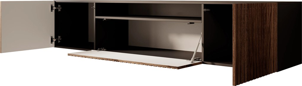 ADRK Furniture Šatní skříň RTV Miro na zavěšení RTV-MIR-BK
