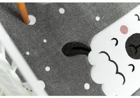 koberec PETIT LAMA, šedý velikost 120x170 cm | krásné koberce cz