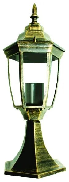 ACA Lighting Venkovní lucerna HI6173GB max. 60W/E27/IP45, Gold-black