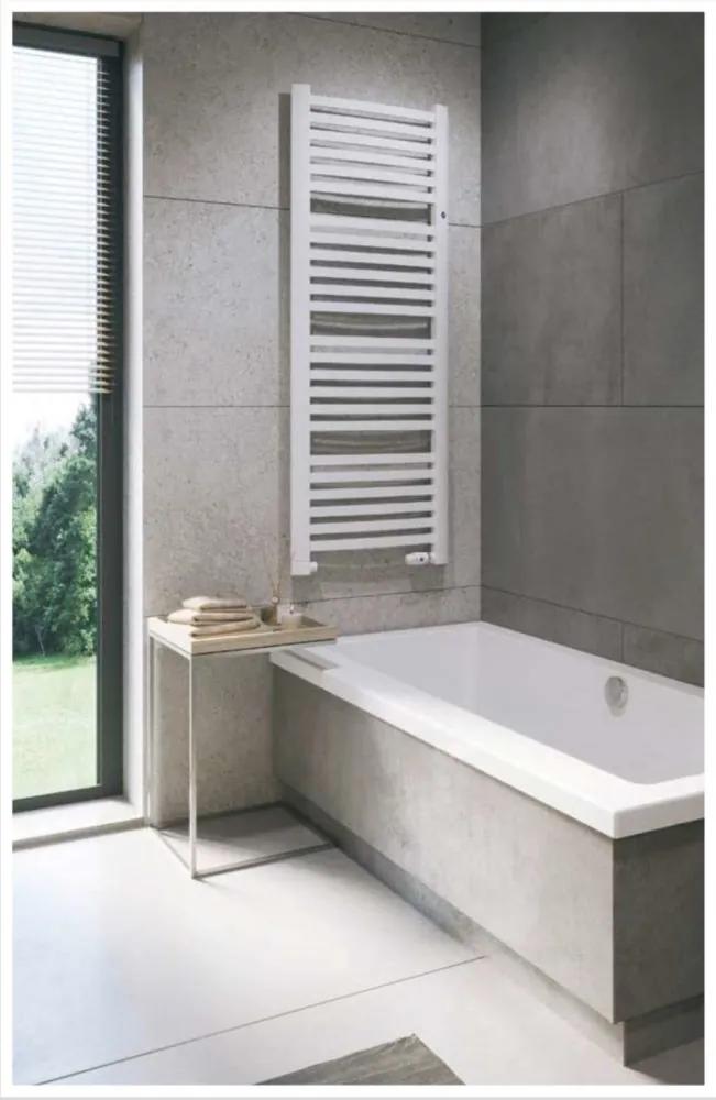 Instalprojekt Koupelnový radiátor RETTO Barva radiátoru - Bílá, Rozměr radiátoru - 412 × 1072 mm, výkon 406 W, Typ připojení - Klasické (na rozteč) RADRET401135