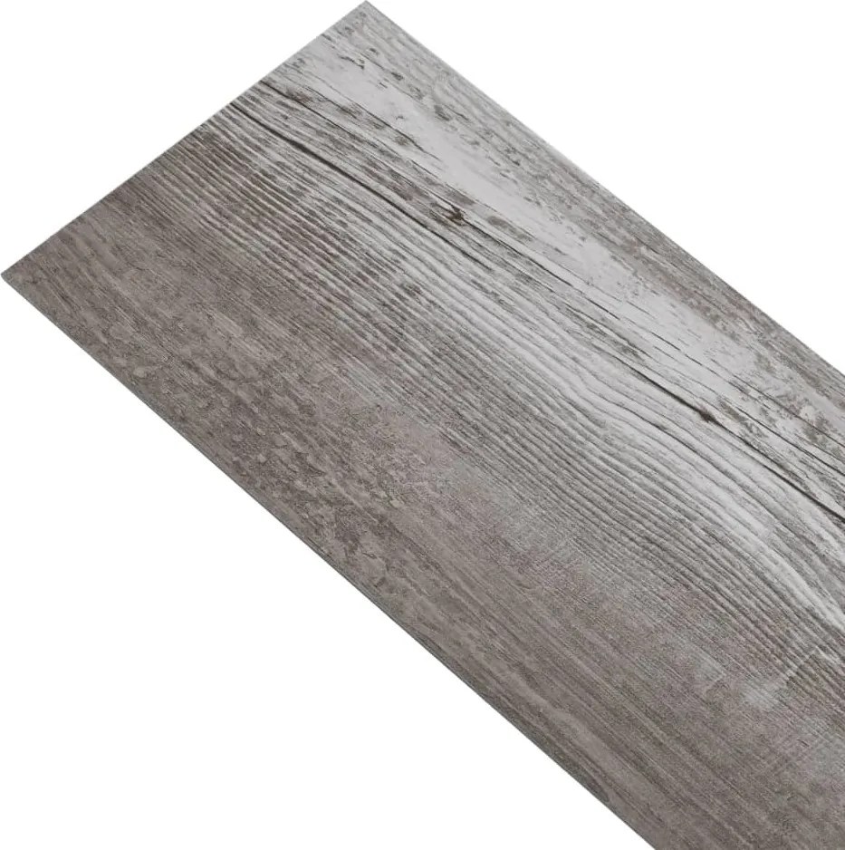 vidaXL Podlahová krytina PVC 5,02 m² 2 mm samolepicí [146601] Barva: matte wood grey