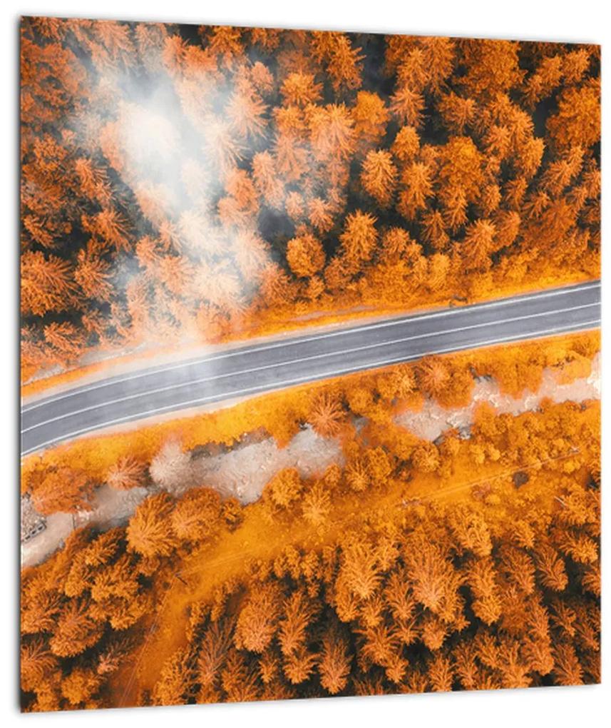 Obraz - Horská silnice (30x30 cm)