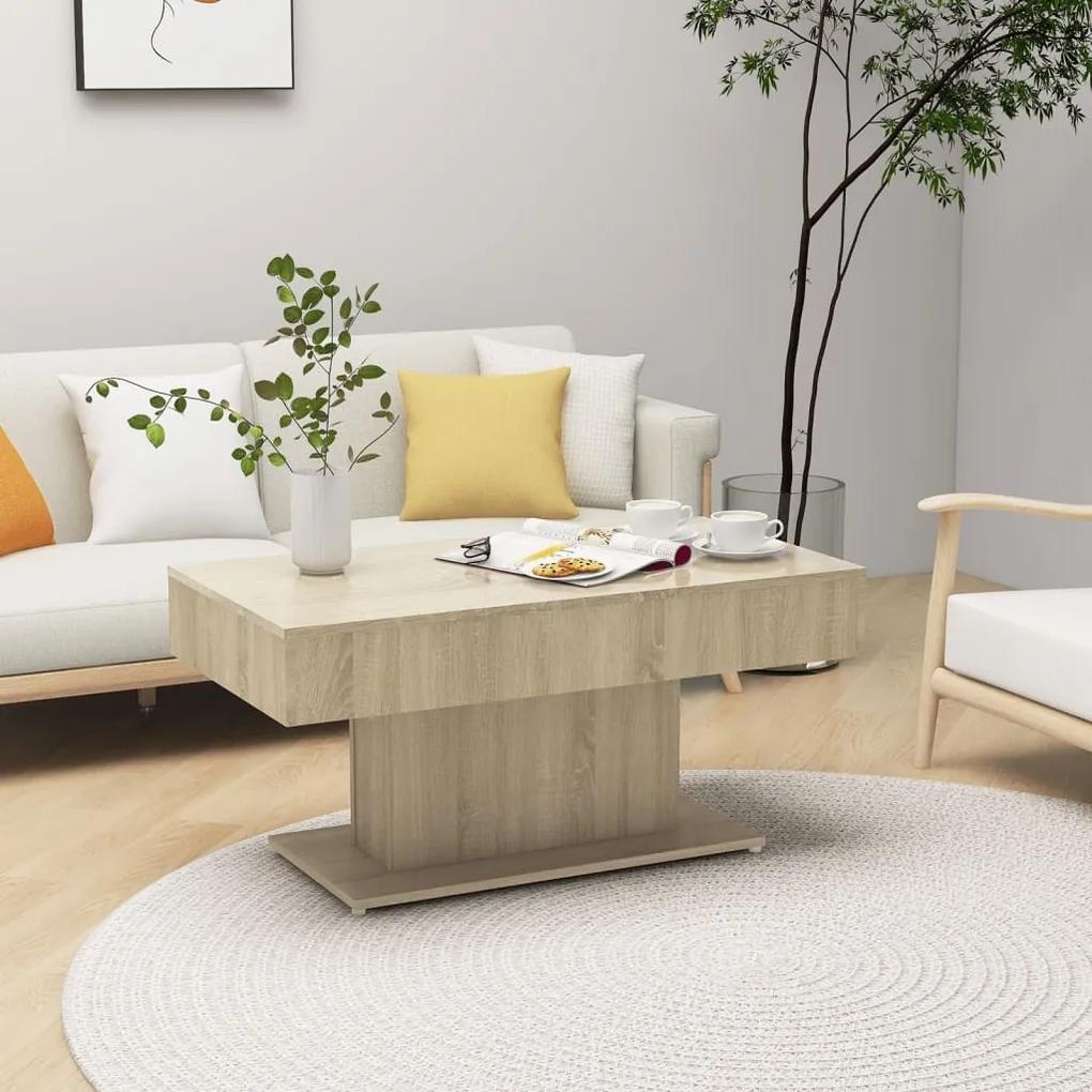vidaXL Konferenční stolek 96 x 50 x 45 cm dřevotříska [815834] Barva: Betonová šedá