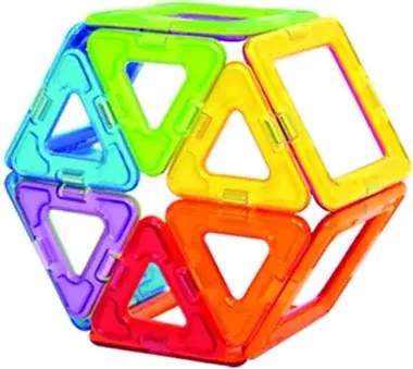 Magnetická stavebnice Basic 30 dílků / Magnetky pro děti / Kreativní h