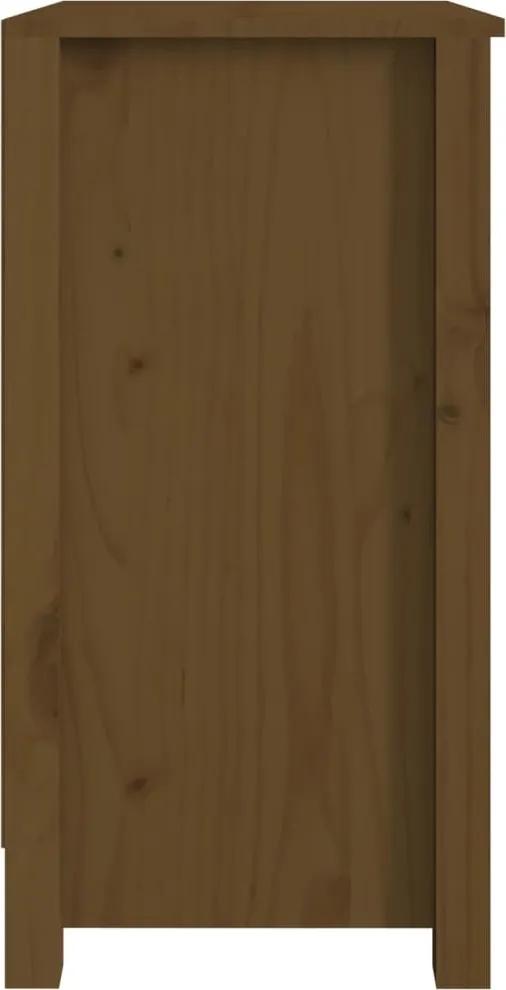vidaXL Knihovna 50 x 35 x 68 cm masivní dřevo borovice [821702] Barva: Bílá