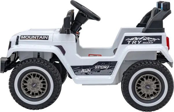 Elektrické autíčko Off Road MOUNTAIN bílé