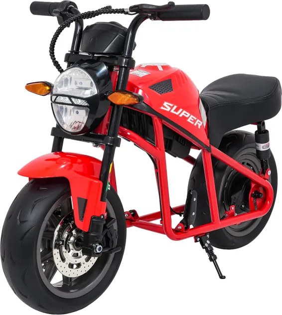 Elektrická motorka SUPERMOTO červená