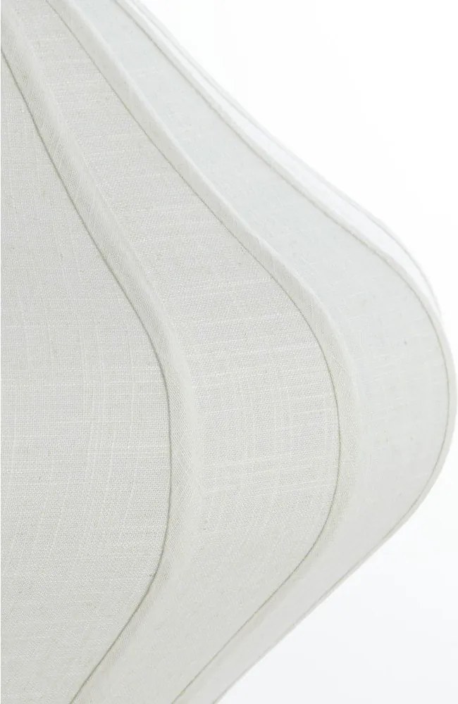 Krémové závěsné svítidlo s textilním stínidlem ø 10 cm Sukau – Light & Living