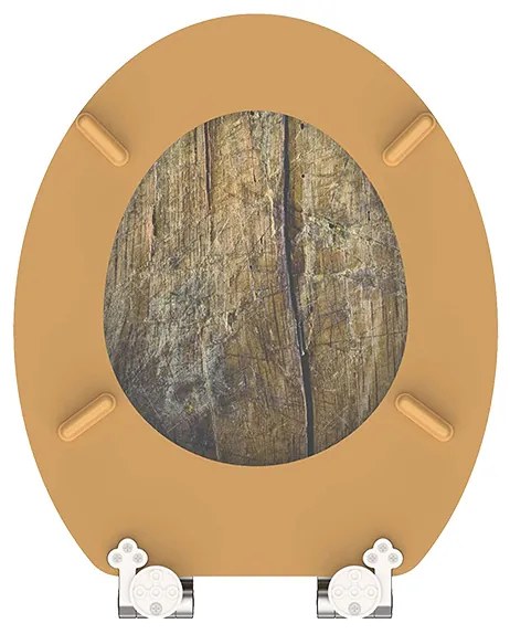 Eisl Sanitär WC prkénko MDF Soft Close Solid Wood 80124