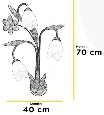 ONLI - Nástěnné svítidlo SONIA 3xE14/6W/230V