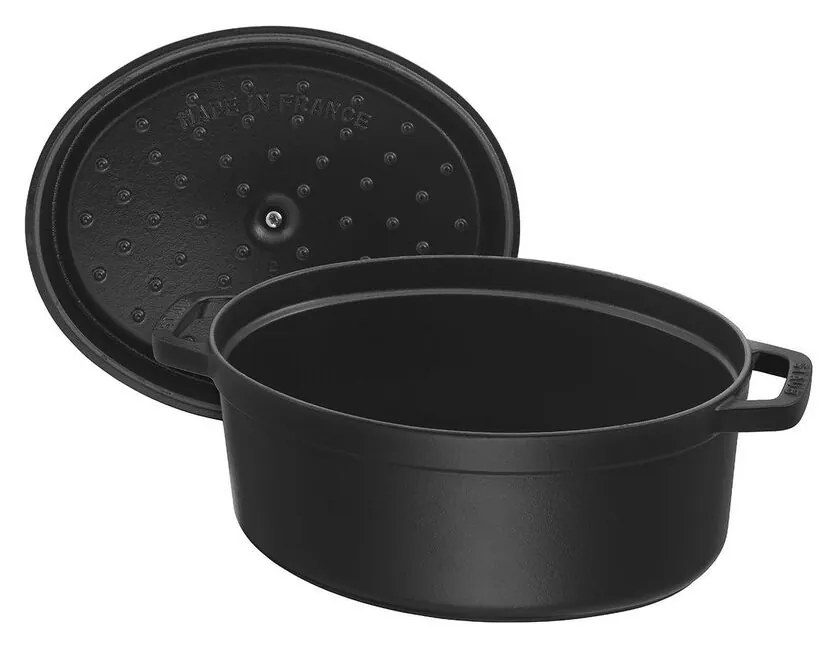 Staub Cocotte hrnec oválný 41 cm/12 l černý, 40509-509