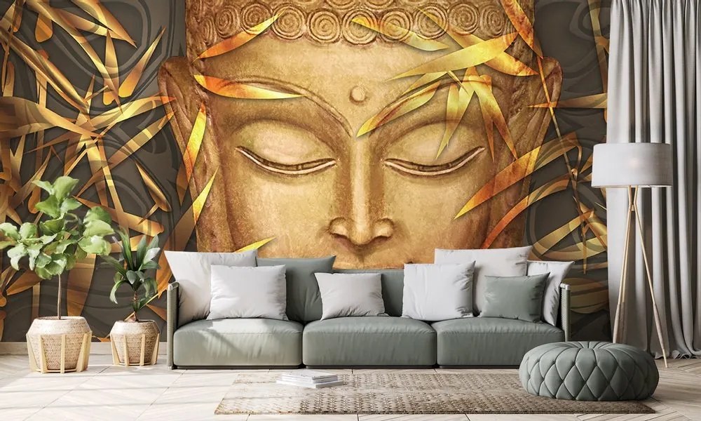 Samolepící tapeta usmívající se Buddha - 225x270