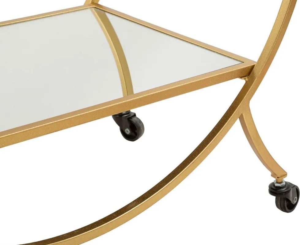 Designový vozík Valerian 70 cm zlatý