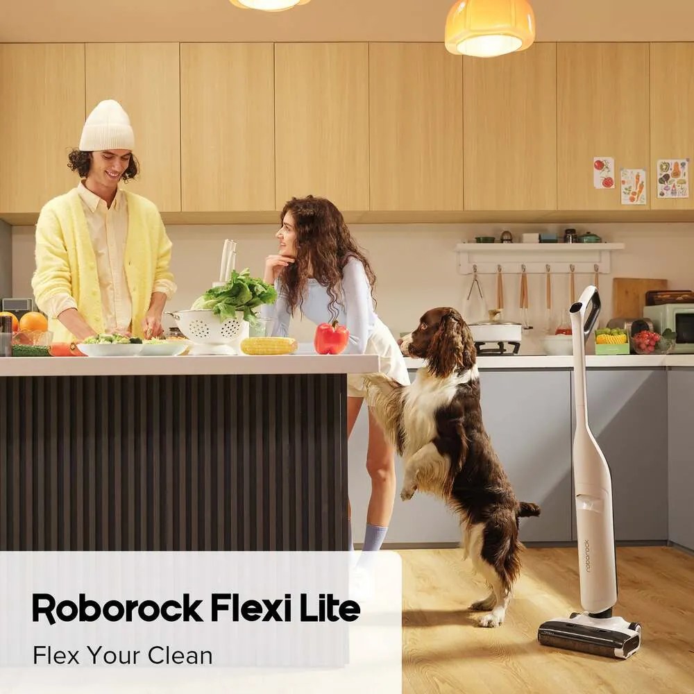 Roborock Flexi Lite - Zánovní - Tyčový vysavač s mopem