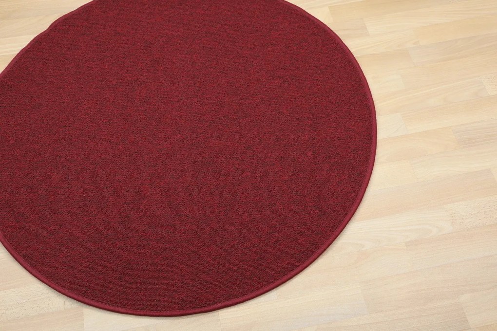 Vopi, Kusový koberec Astra červená kruh, 67x67 (průměr) kruh, červená, chodba / předsíň