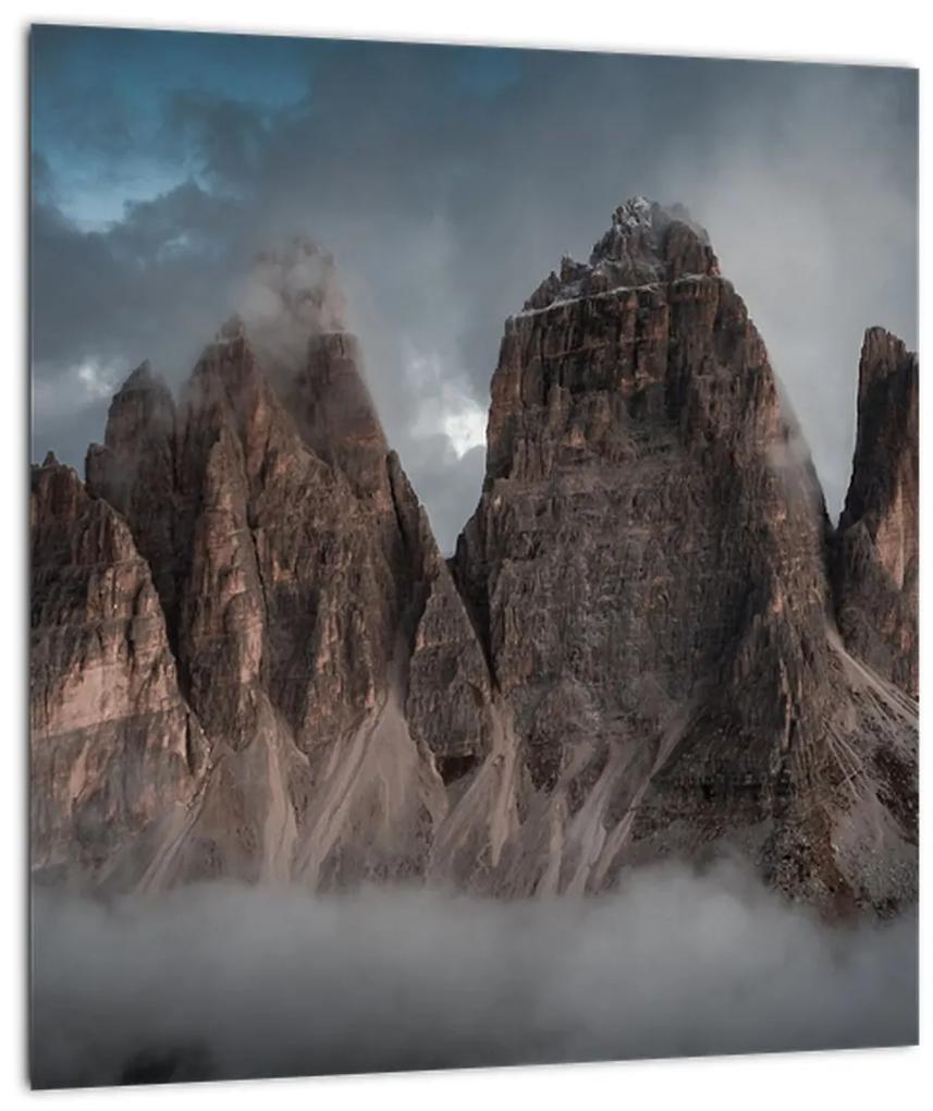 Obraz - Tři Zuby, Italské Dolomity (30x30 cm)
