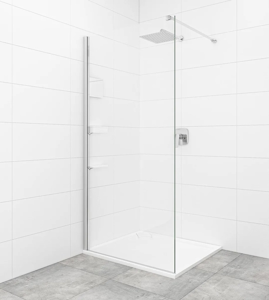 Sprchová zástěna Walk-in 90 cm SAT SATBWI90PRDOPL