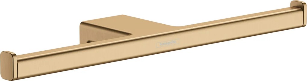 Hansgrohe AddStoris, držák na toaletní papír dvojitý, kartáčovaný bronz, HAN-41748140