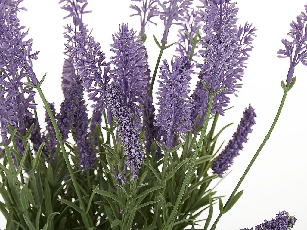 Umělá rostlina v květináči 42 cm LAVENDER PLANT Beliani