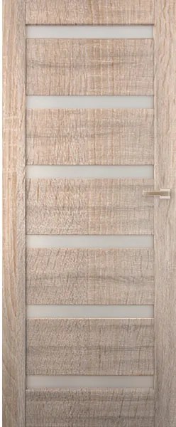 Interiérové dveře vasco doors EVORA model 5 Průchozí rozměr: 70 x 197 cm, Orientace dveří: Levé dveře, Dekor: Dub šedý