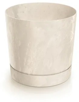 PROSPERPLAST Květináč - TUBO P Beton Effect Průměr: 19,9 cm, Barva: marengo