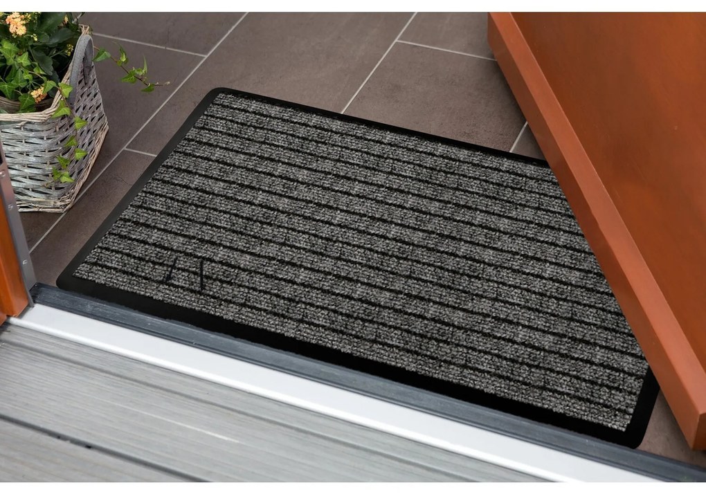 B-line, Rohožka DuraMat 2862 šedá - na ven i na doma, 100x150, šedá, exteriér