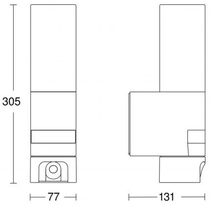 Steinel 065829 - LED Venkovní svítidlo se senzorem L 620 LED/13,5W/230V IP44