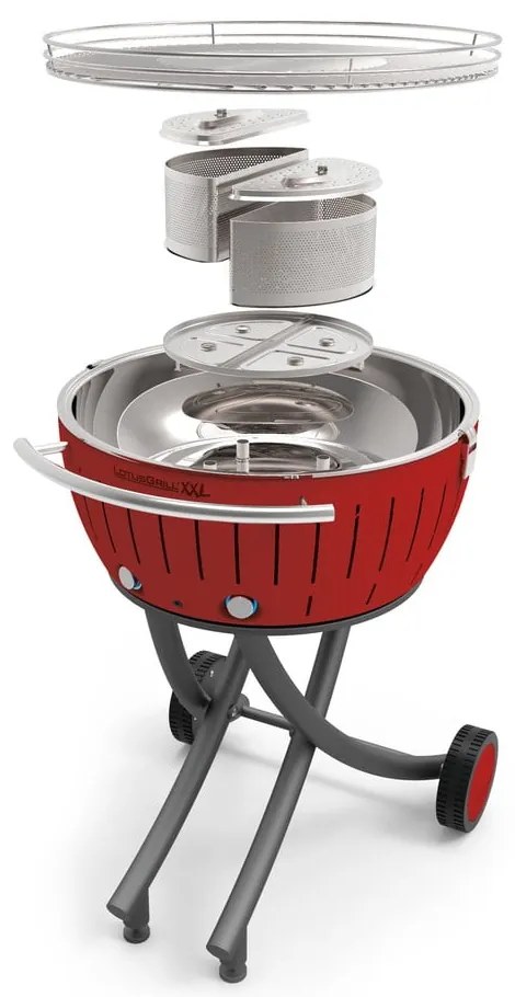 Gril na dřevěné uhlí/přenosný GardenGrill XXL – LotusGrill
