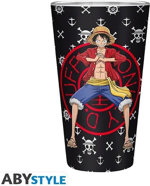 Sklenice One Piece - Luffy 400 ml