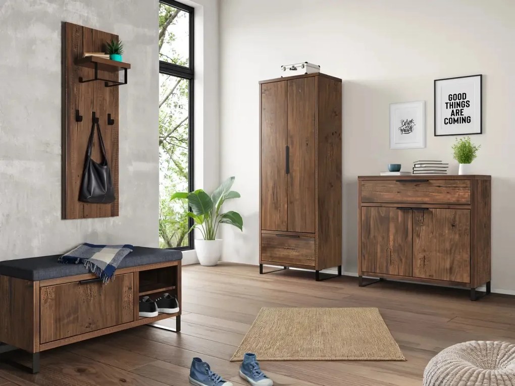 furniture-nabytek.cz - Komoda do předsíně Sidora borovice
