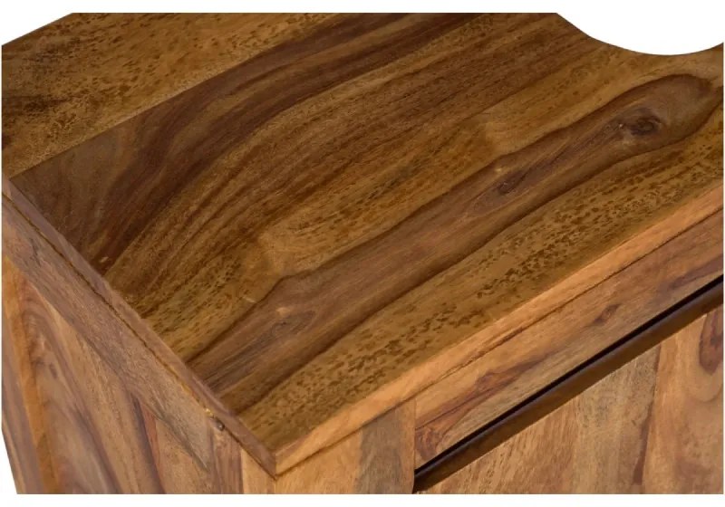 furniture-nabytek.cz - Masivní umyvadlová skříňka Leostone z palisandru, lakovaná, hnědá