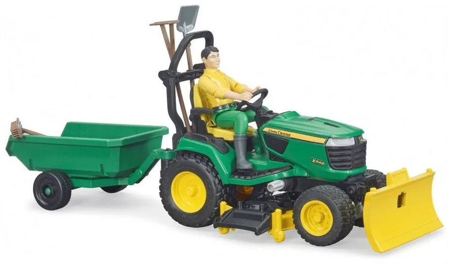 Bruder 62104 Zahradní traktor John Deere s figurkou