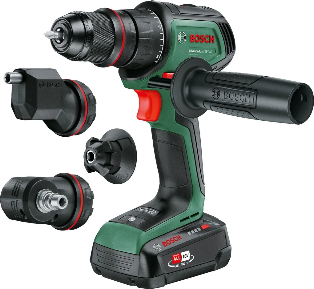 BOSCH Home & Garden Aku vrtačka Bosch AdvancedDrill 18V-80 + příslušenství