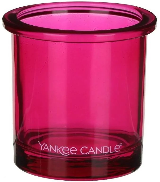 Yankee Candle – svícen na votivní svíčku Pop, růžová