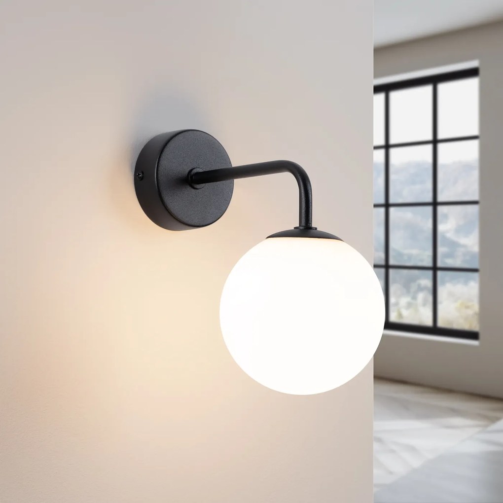 Sollux Lighting Nástěnné svítidlo ASTRAL 1 černé