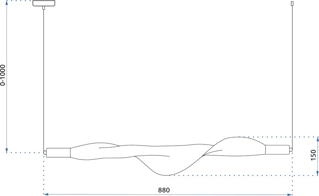 Toolight Toolight, LED stropní svítidlo APP1445-CP, bílá-zlatá, OSW-07983
