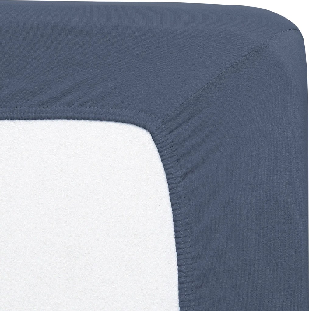 Florella Prostěradlo Solit Jersey Jeans, 90-100x200 cm