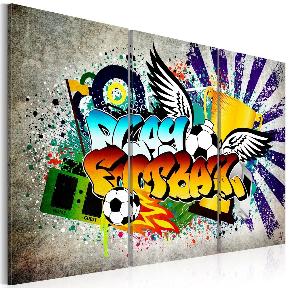 Obraz na plátně Bimago - Football fever 60x40 cm