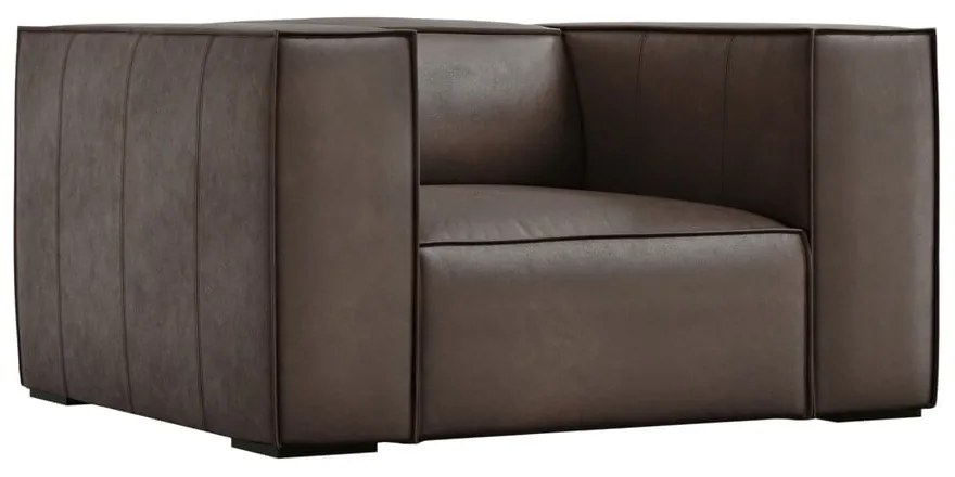 Hnědé kožené křeslo Madame – Windsor &amp; Co Sofas