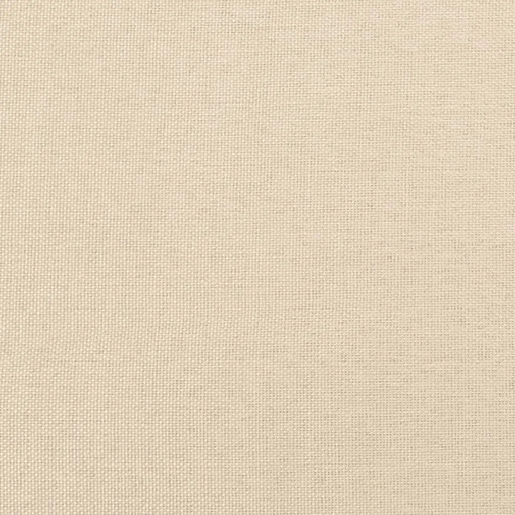 Box spring postel s matrací krémová 120x190 cm textil 3269688